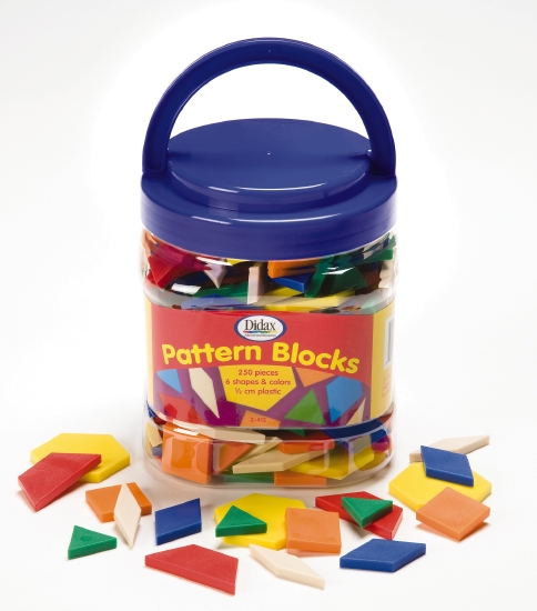 Product: PATTERN BLOCKS - PLASTIC - Teacher Resource - School Essentials
