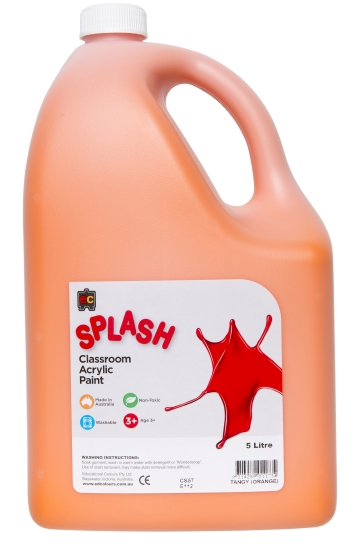 The Store - SPLASH ORANGE 5L - Arts & Crafts - The Store