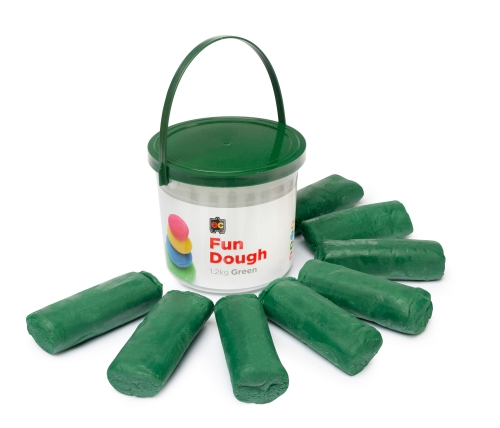 Product: FUN DOUGH GREEN 1.2 KG TUB - Arts & Crafts - School Essentials