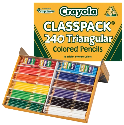 Product: CRAYOLA 240 TRI COLOU PENC CLA - Arts & Crafts - School Essentials