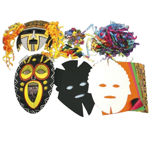 Product: AFRICAN MASK KIT - Arts & Crafts - School Essentials