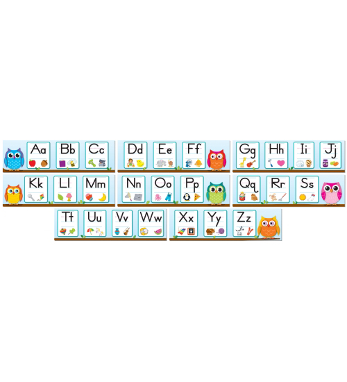 The Store - COLOURFUL OWLS ALPHABET BULLET - Stationery - The Store