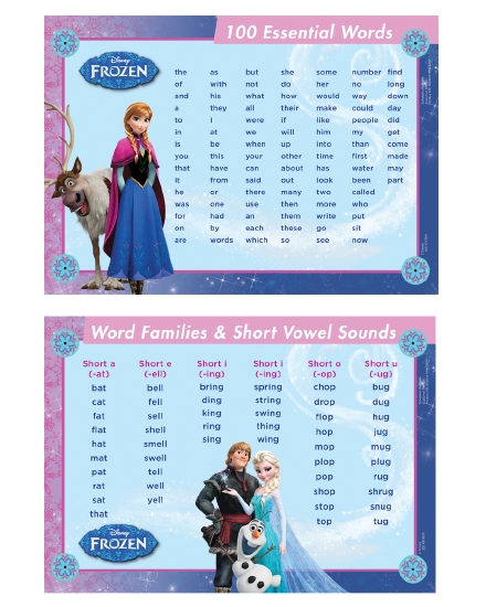 Product: FROZEN ESSENTIALWORDS DESKMAT - Stationery - School Essentials