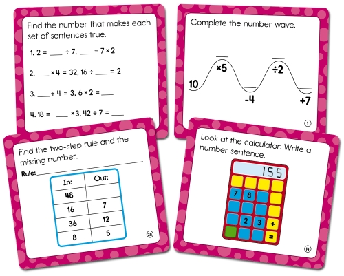 Product: MATHS ACTIVITY CARDS YEAR 3 - Teacher Resource - School Essentials