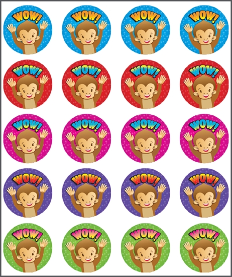 Product: MONKEY: WOW! STICKERS - Other - School Essentials