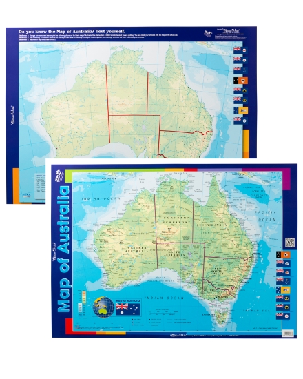 Product: MAP OF AUSTRALIA POSTER - Teacher Resource - School Essentials