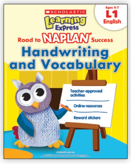 Product: HANDWRITING & VOCAB NAPLAN L1 - Book - School Essentials
