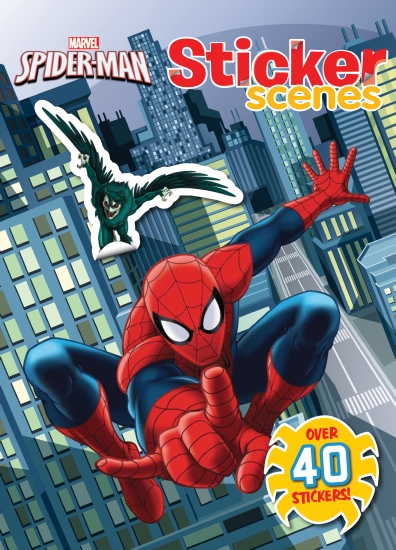 Product: SPIDERMAN SPIDER STICKER SCENE - Book - School Essentials