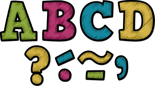 Product: CHALKBOARD BRIGH MAG LETTERS - Teacher Resource - School ...