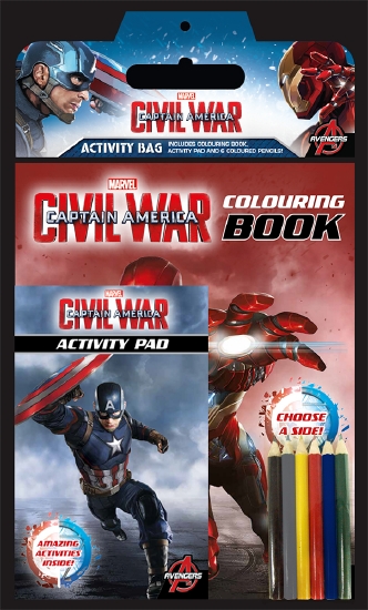 The Store - CAPTAIN AMERICA 3 ACTIVITY BAG - Book - The Store
