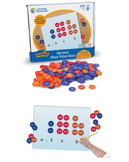 Product: DECIMAL PLACE-VALUE DISCS - Teacher Resource - School Essentials