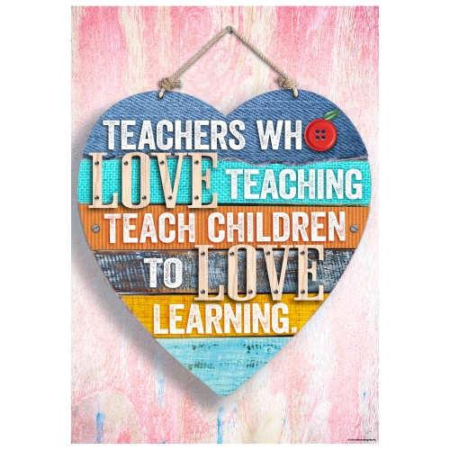 Product: TEACHERS LOVE TEACHING POSTER - Teacher Resource - School ...