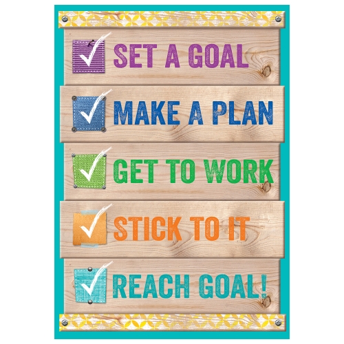 Product: SET A GOAL POSTER - Teacher Resource - School Essentials