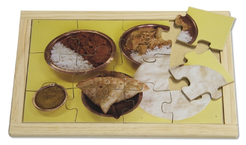 Product: INDIAN FOOD PUZZLE - Toy/Game - School Essentials