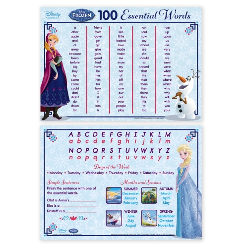 The Store - FROZEN 100 ESTL WORDS DESK MAT - Book - The Store