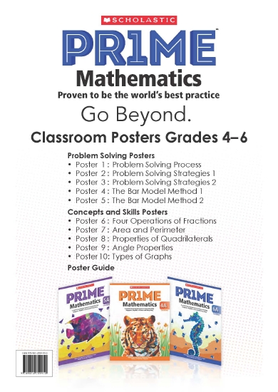 Product: PRIME MATH POSTERS SET 2 - Teacher Resource - School Essentials