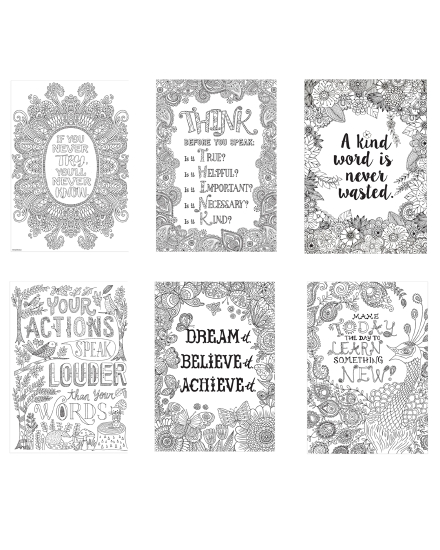 The Store - COLOUR-ME POSTER SET - Pack - The Store