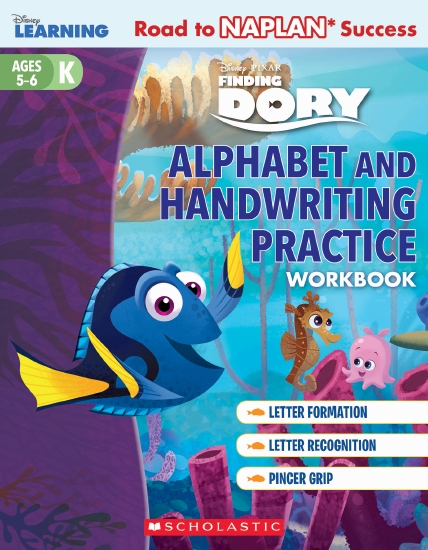 Product: FINDING DORY ALPHABET WRITING - Book - School Essentials