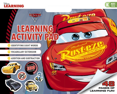 Product: CARS 3 LEARNING GAP - Book - School Essentials
