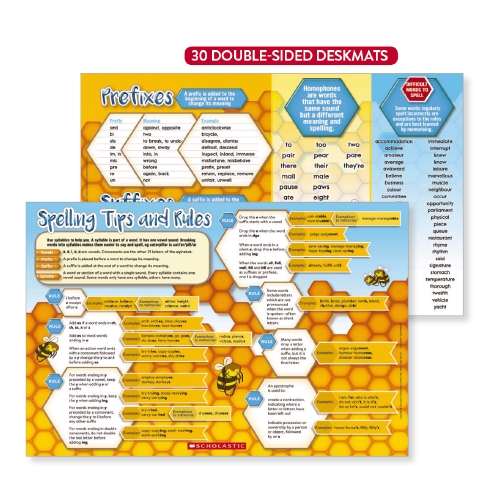 The Store - SPELLING TIPS DESKMATS (30) - Teacher Resource - The Store