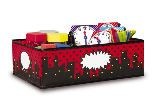 Product: SUPERHERO LGE STORAGE BIN - Storage - School Essentials