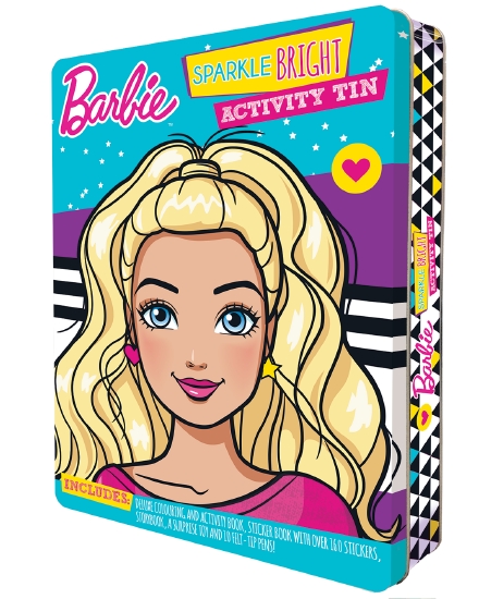 Product: BARBIE SPARKLE BRIGHT ACT TIN - Pack - School Essentials