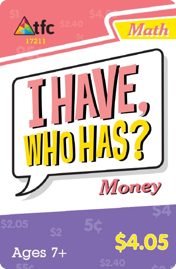 Product: I HAVE WHO HAS MONEY - Teacher Resource - School Essentials