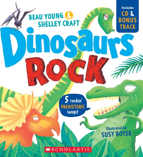 The Store - DINOSAURS ROCK BOOK + CD - Book - The Store