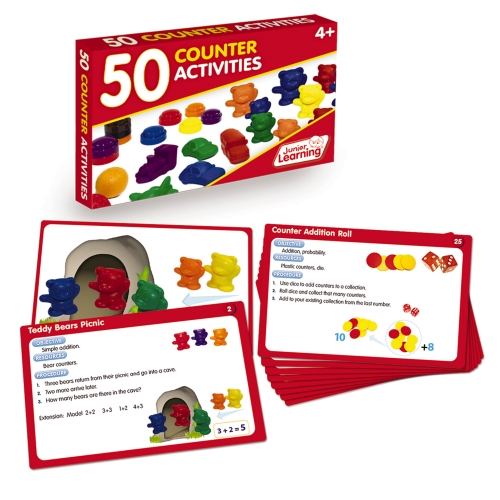 Product: 50 COUNTER ACTIVITY CARDS - Teacher Resource - School Essentials