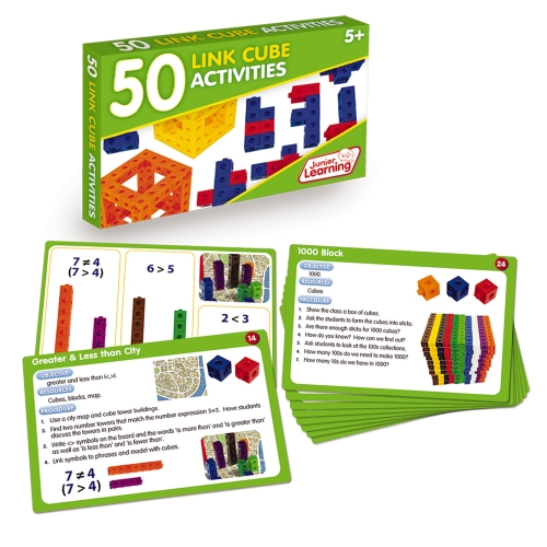The Store - 50 LINK CUBE ACTIVITY CARDS - Teacher Resource - The Store
