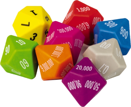 The Store - PLACE VALUE DICE 8-PACK - Teacher Resource - The Store