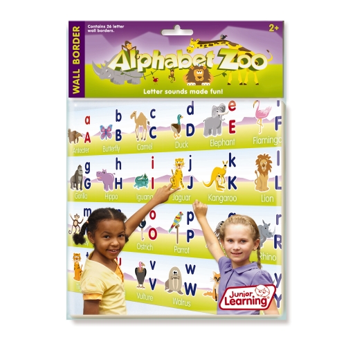 Product: ALPHABET ZOO WALL BORDER - Teacher Resource - School Essentials