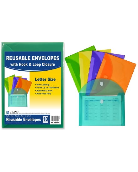 Product: REUSABLE ENVELOPES 10PK - Furniture & Equipment - School ...