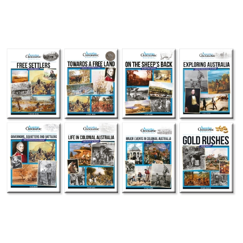 Product: Australian Curriculum History Content Reading (Year 5) - Pack ...