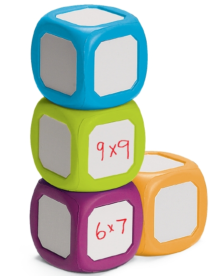 The Store - WRITE ON WIPE OFF SMALL DICE - Teacher Resource - The Store