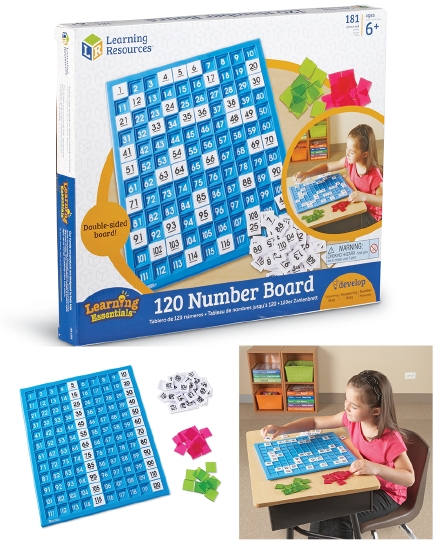 Product: 120 Number Board - Teacher Resource - School Essentials
