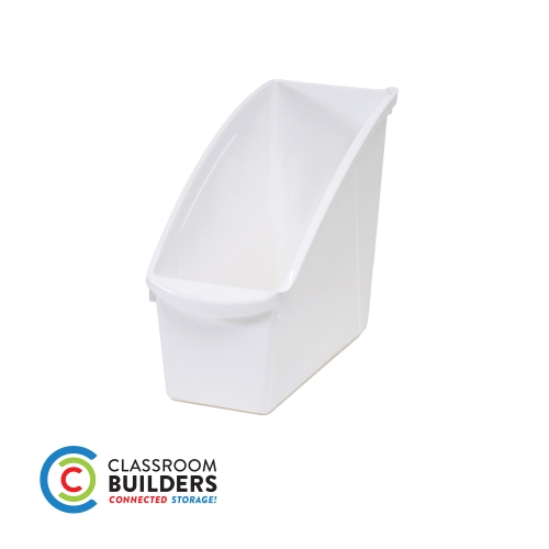 Product: Small Book Tub - White - Storage - School Essentials