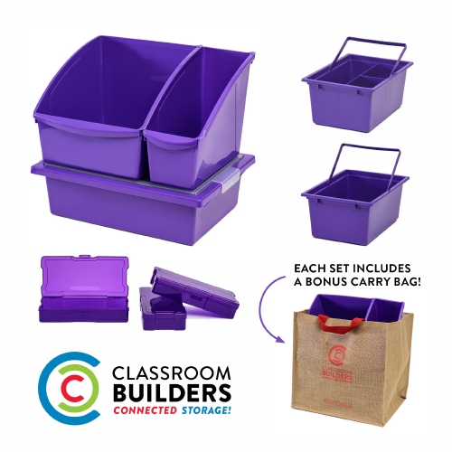 The Store - CLASSROOM BUILDERS SET PURPLE - Storage - The Store