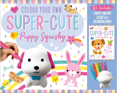 The Store - Colour Your Own Super-Cute Puppy Squishy - Book - The Store