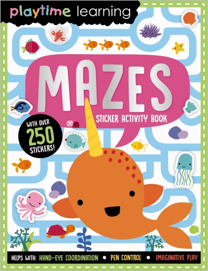 The Store - PLAYTIME MAZES STICKER BOOK - Book - The Store