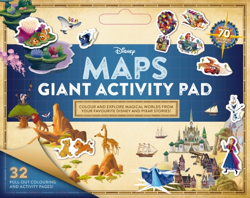 The Store - Disney Maps: Giant Activity Pad - Book - The Store